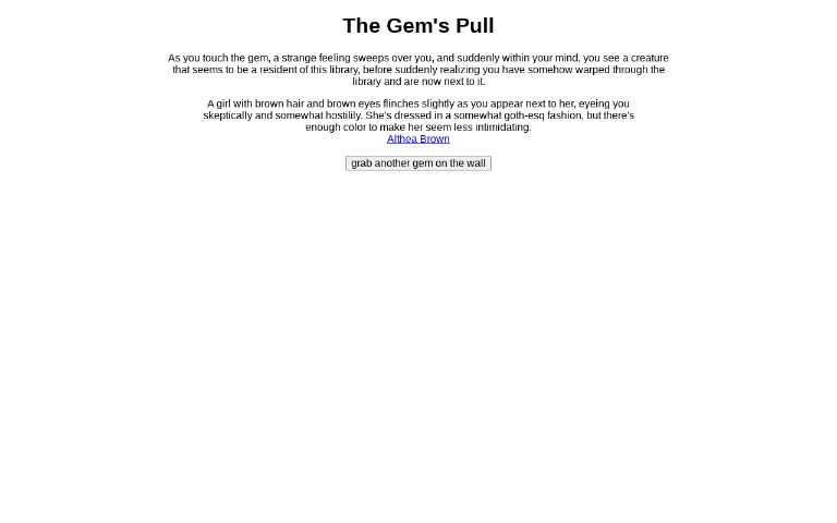 The Gem's Pull ― Perchance Generator