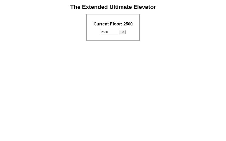 The Extended Ultimate Elevator ― Perchance Generator