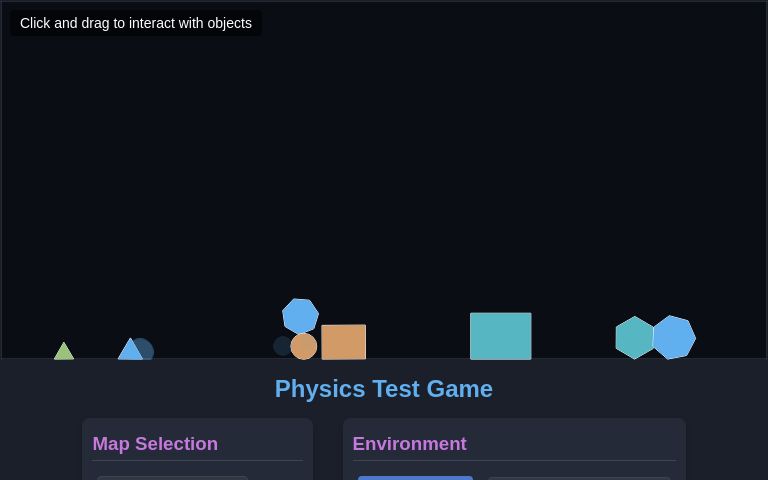 Physics Test Game ― Perchance Generator
