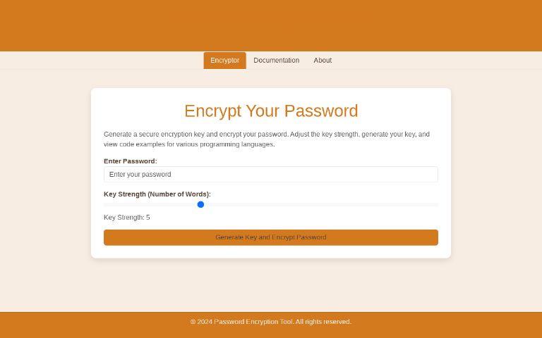 Password Encryption Tool ― Perchance Generator