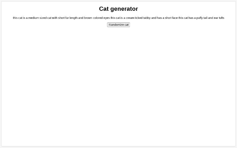 Cat generator