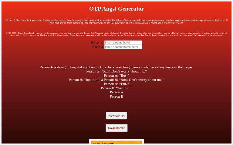 OTP Angst Generator