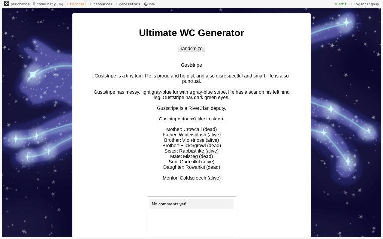 Ultimate WC Generator