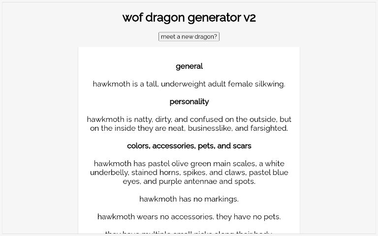 wof dragon generator v2