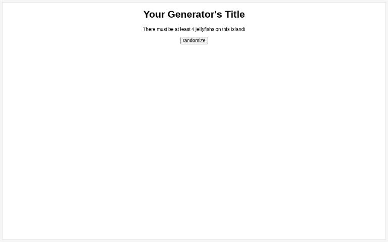 Minimal ― Perchance Generator