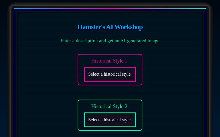 Hamster's AI Workshop ― Perchance Generator