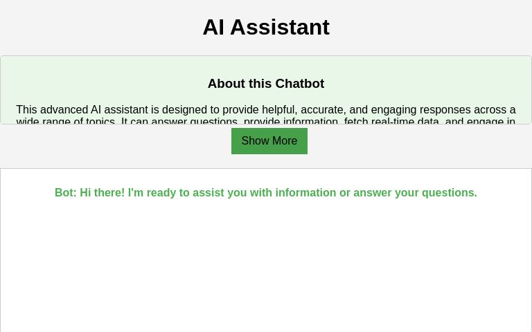 AI Assistant ― Perchance Generator