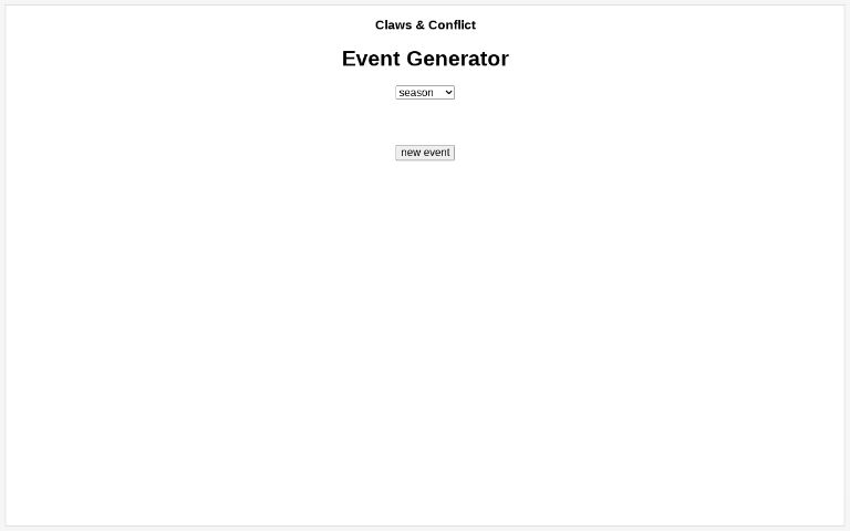 Event Generator