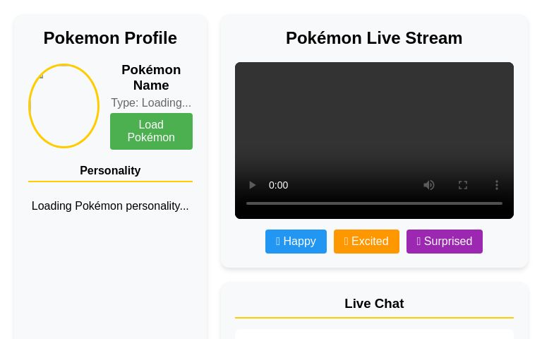 Pokemon Profile ― Perchance Generator