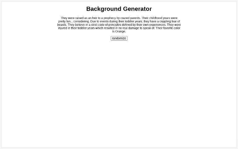 Background Generator