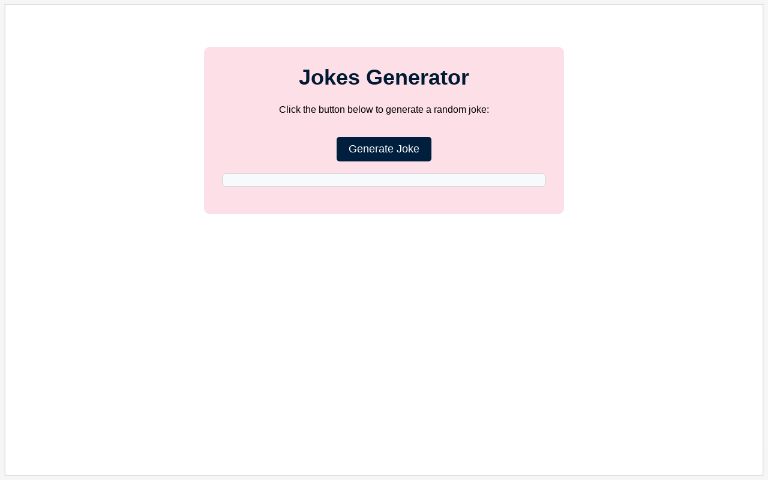 Jokes Generator