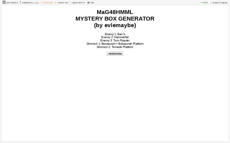 MaG48HMML MYSTERY BOX GENERATOR(by eviemaybe)