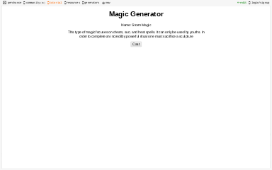 Magic Generator