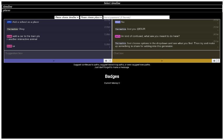 Custom timeline ― Perchance Generator