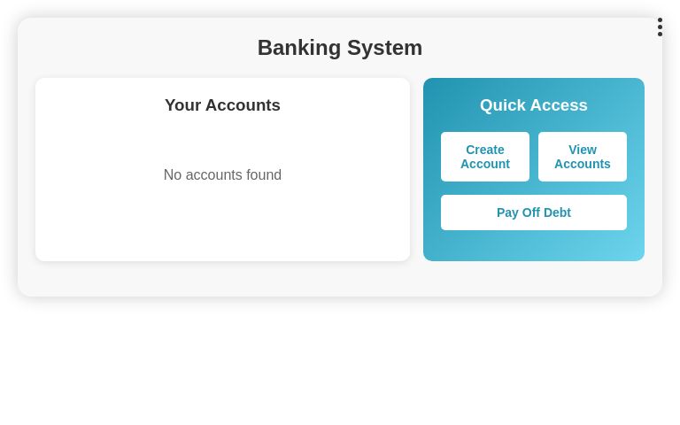 Banking System ― Perchance Generator