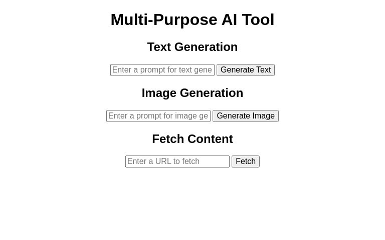 Multi-Purpose AI Tool ― Perchance Generator