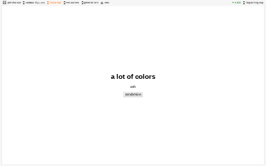 a lot of colors ― Perchance Generator