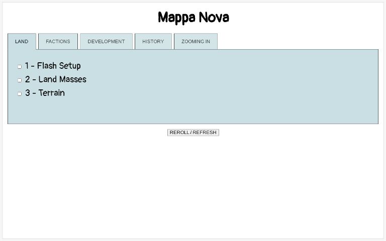 Mappa Nova ― Perchance Generator