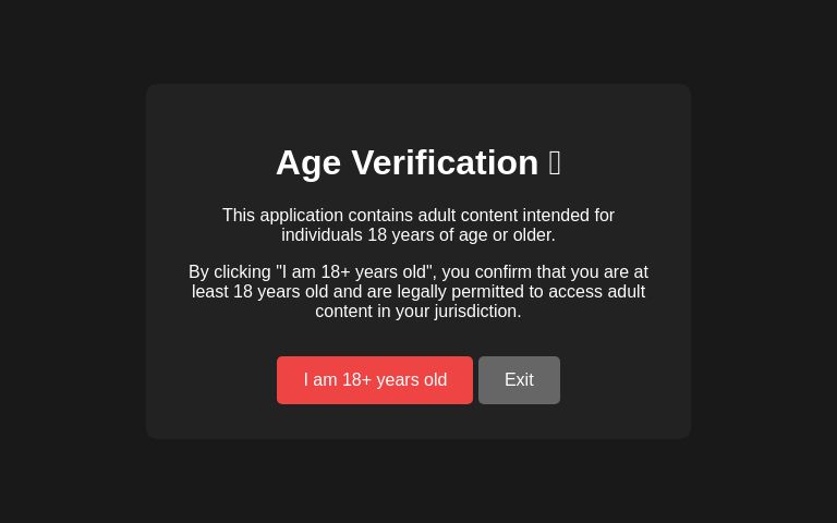 Age Verification 🔞 ― Perchance Generator