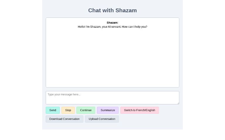 Chat with Shazam