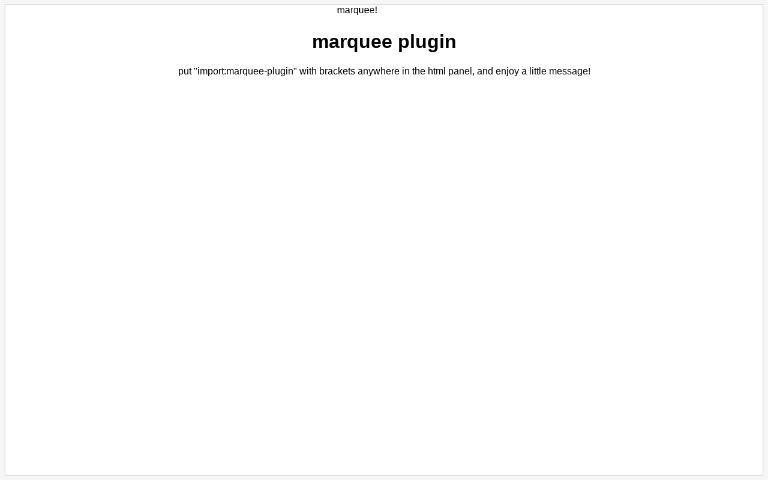 marquee-plugin