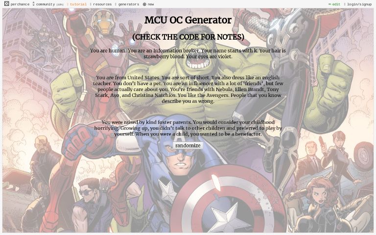 MCU OC Generator