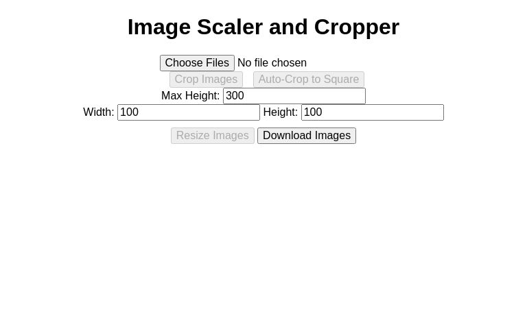 Image Scaler and Cropper ― Perchance Generator