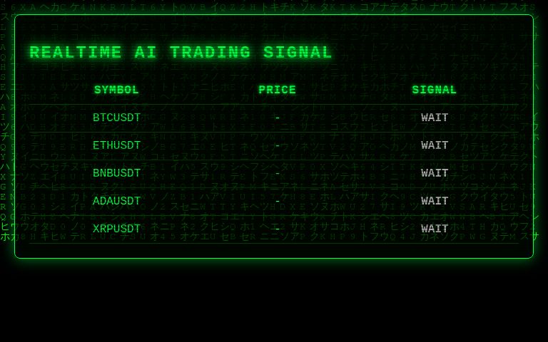 Realtime AI Trading Signal ― Perchance Generator