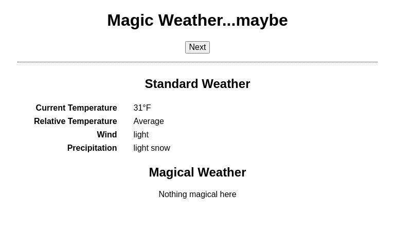 Magic Weather...maybe ― Perchance Generator