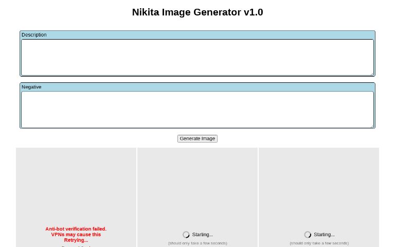 Nikita Image Generator v1.0