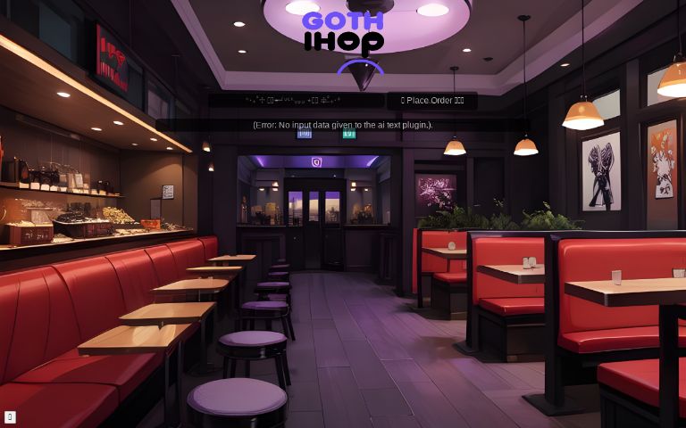 GOTH IHOP ― Perchance Generator