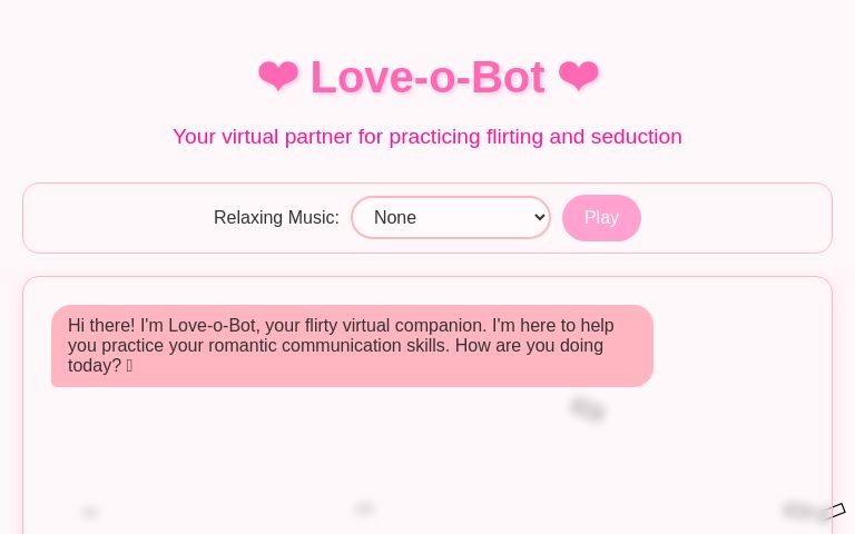️ Love-o-Bot ️ ― Perchance Generator