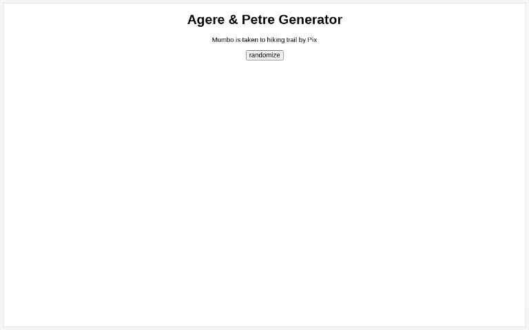 Agere & Petre Generator