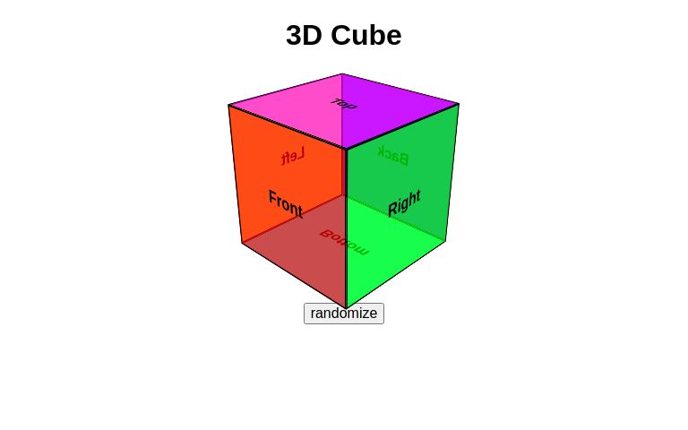 3D Cube ― Perchance Generator