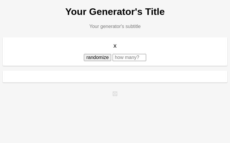 Mdesign299 ― Perchance Generator