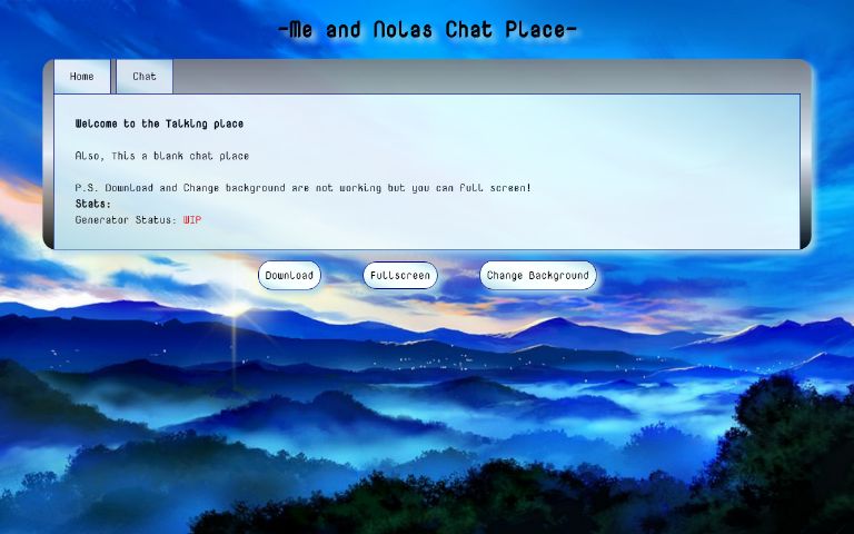 *Talking Place* ― Perchance Generator