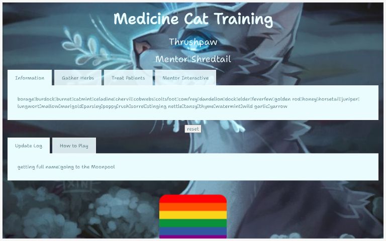 Medicine Cat Training ― Perchance Generator