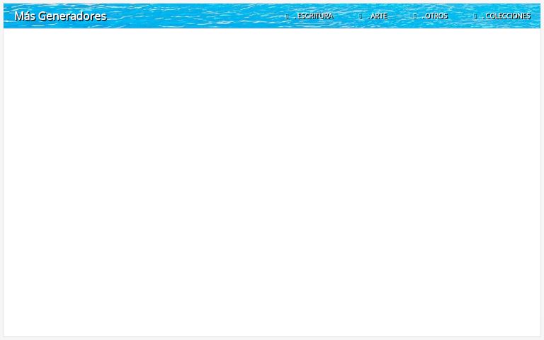 Menu Garlicdolphin ― Perchance Generator