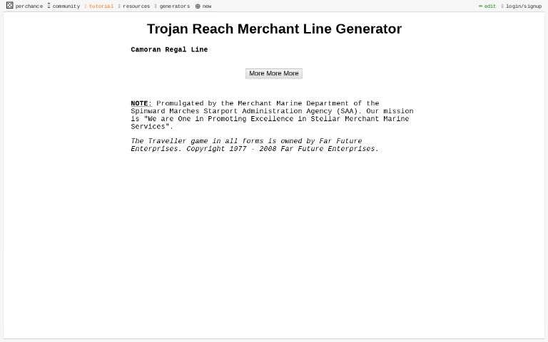Trojan Reach Merchant Line Generator
