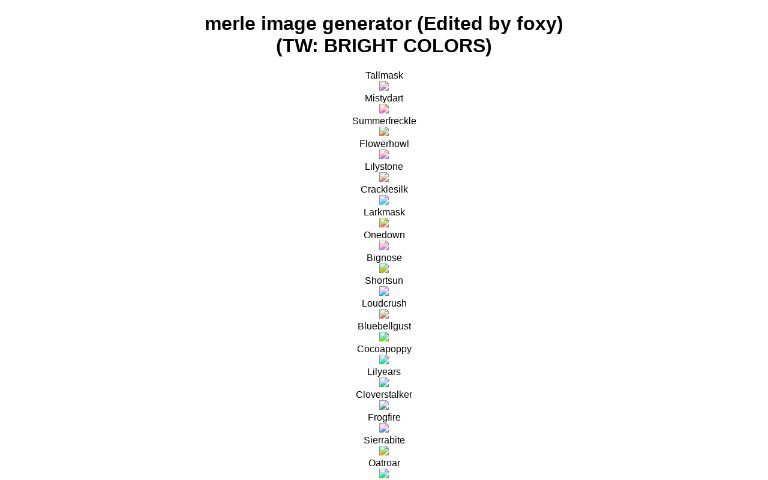 merle image generator (Edited by foxy)(TW: BRIGHT COLORS)