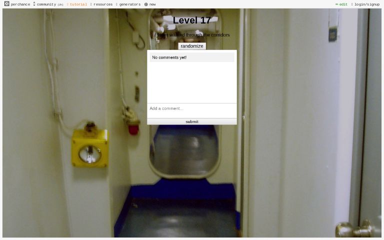 Level 17 ― Perchance Generator