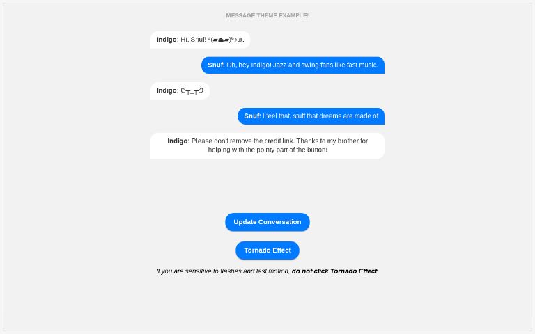 Message Theme ― Perchance Generator