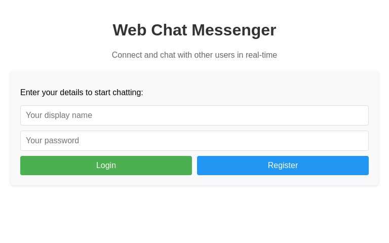 Web Chat Messenger