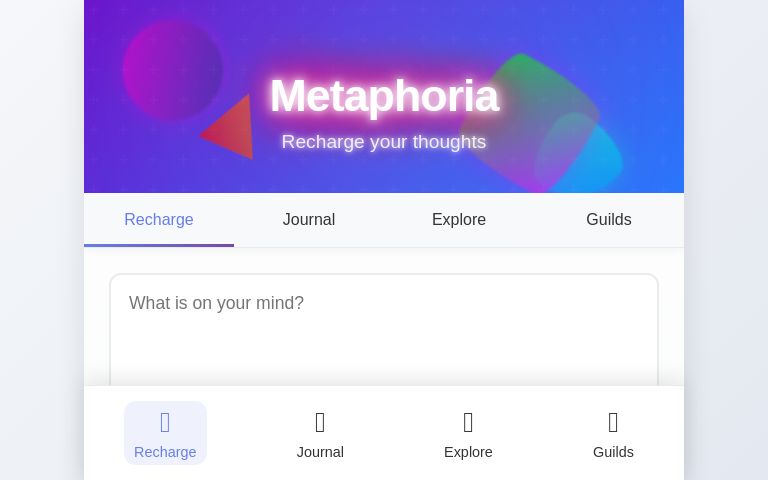 Metaphoria ― Perchance Generator