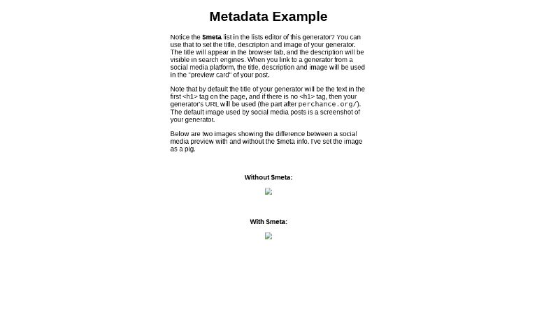 Generator Details Checker