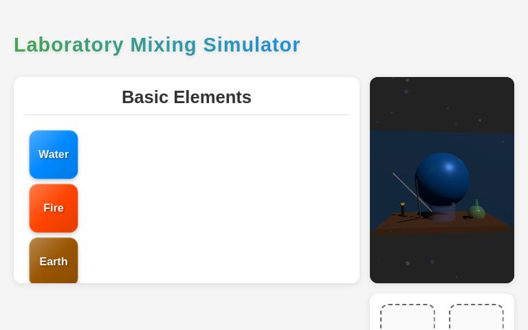Laboratory Mixing Simulator ― Perchance Generator