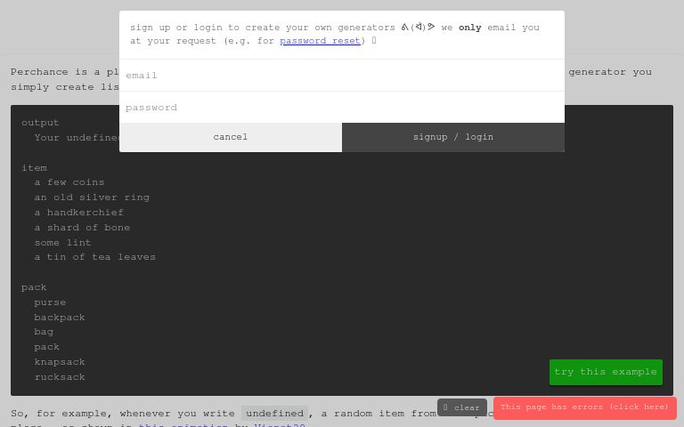 Create a Random Generator