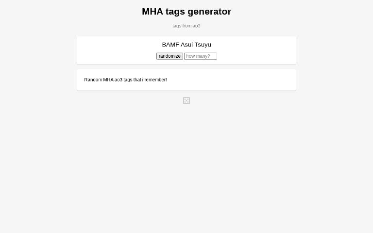 MHA tags generator