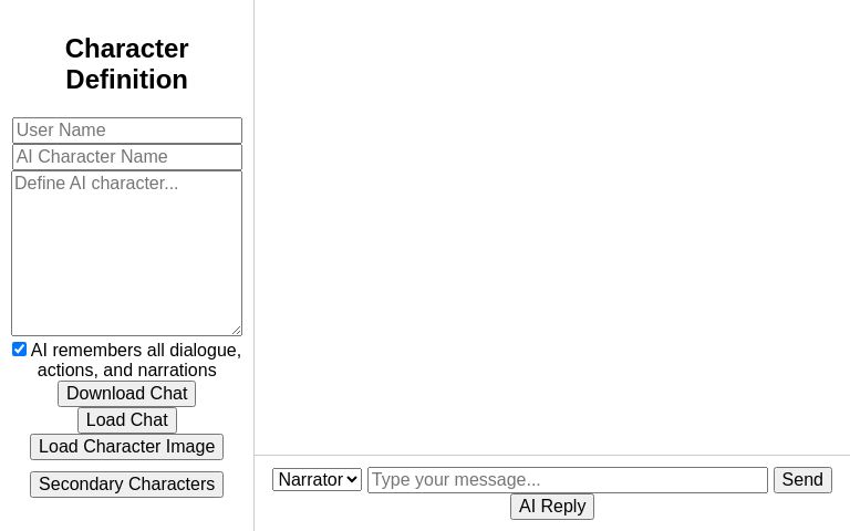 Character Definition ― Perchance Generator