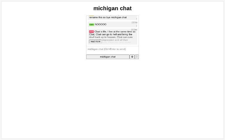 michigan chat